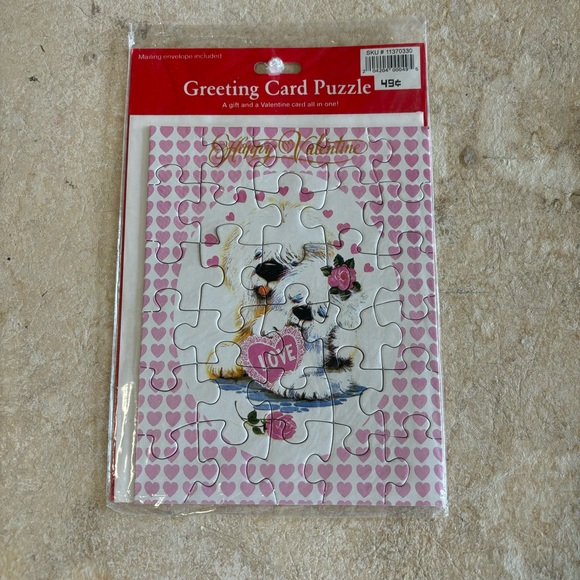 Office | Vintage Valentines Day Puzzle Greeting Card New | Poshmark